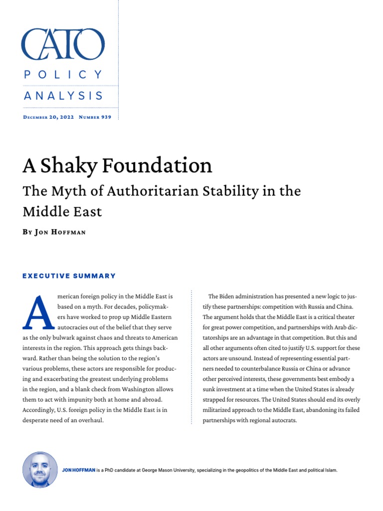 A Shaky Foundation | PDF | Opec | United Arab Emirates