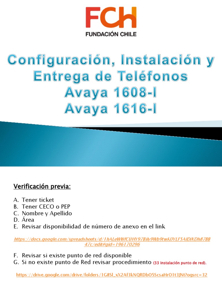 Manual de Instalacion AVAYA - 1608I - 1616I | PDF | Dirección IP ...