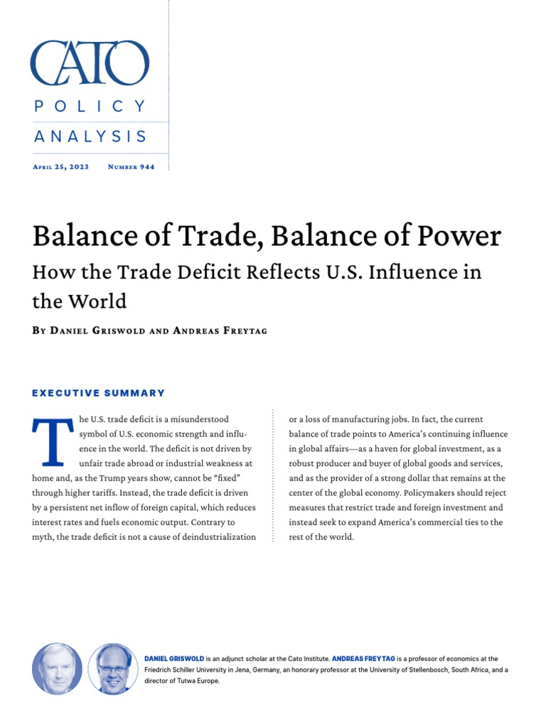 Balance of Trade, Balance of Power | PDF | Balance Of Payments ...