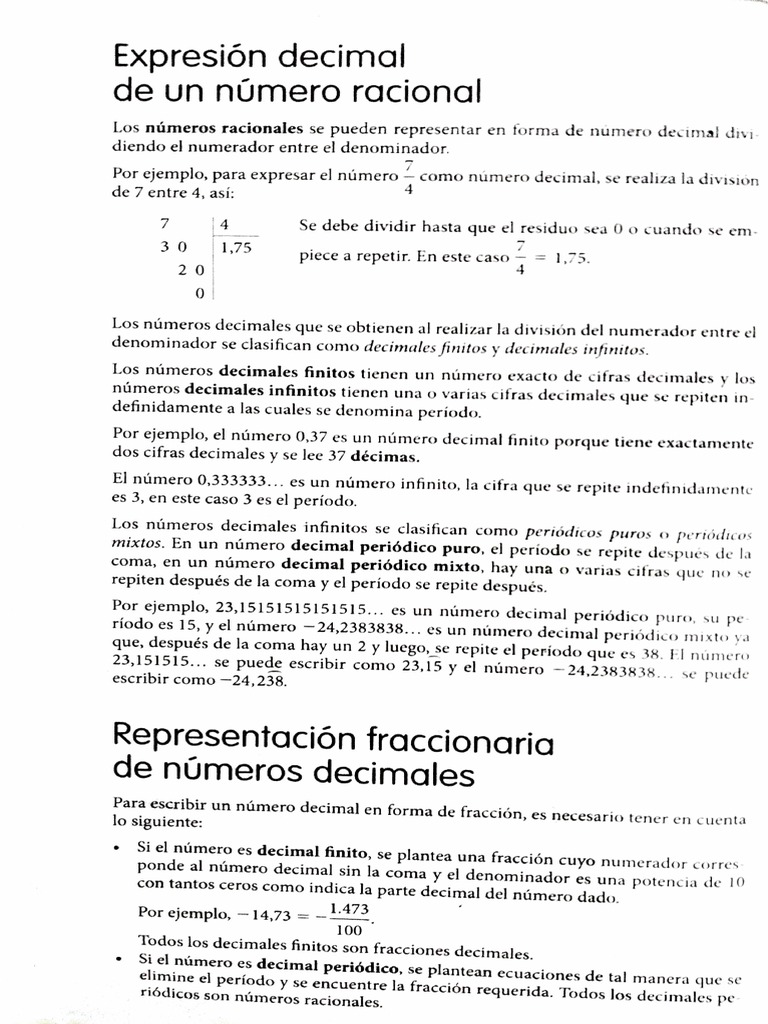 Clase | PDF | Decimal | Matemática Elemental