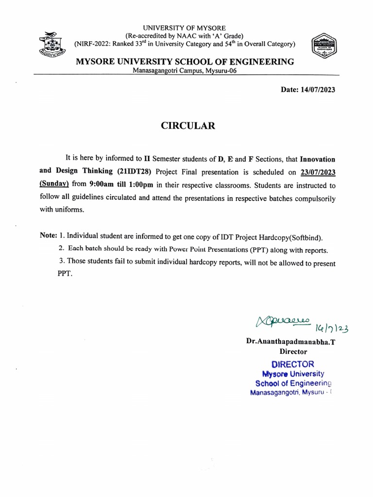 IDT Seminar Circular | PDF | Art | Computers