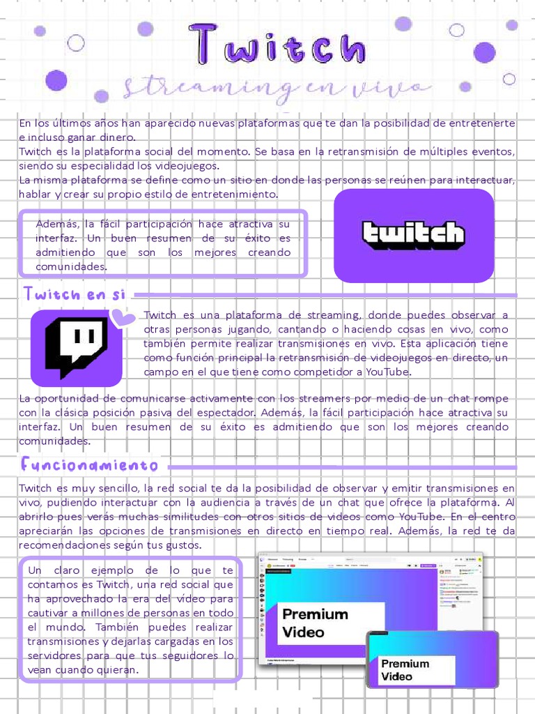 Twitch | PDF | Streaming Media | Youtube