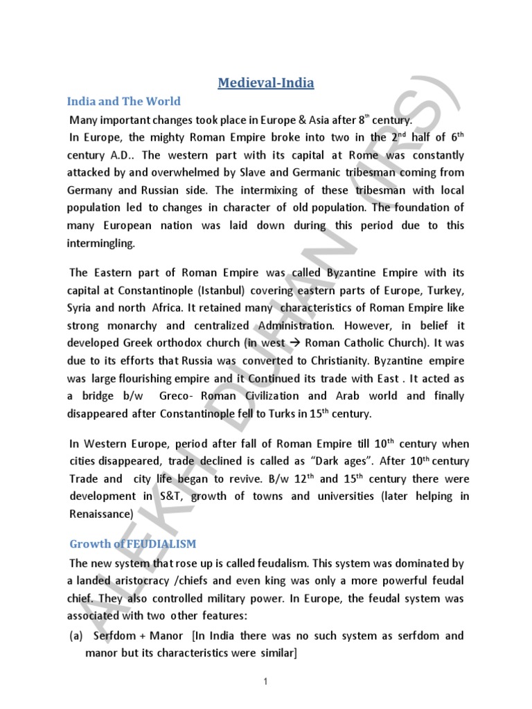 Alekh Duhan Medieval India | PDF