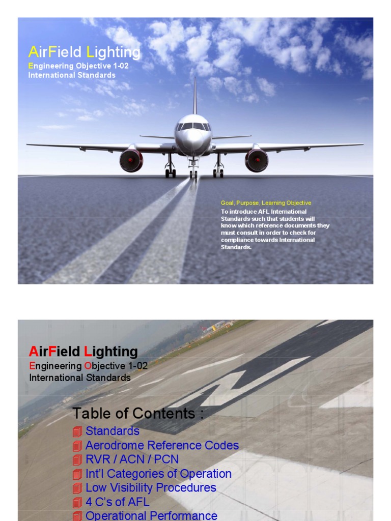 EO1-02 International Standards | PDF | Runway | Airport