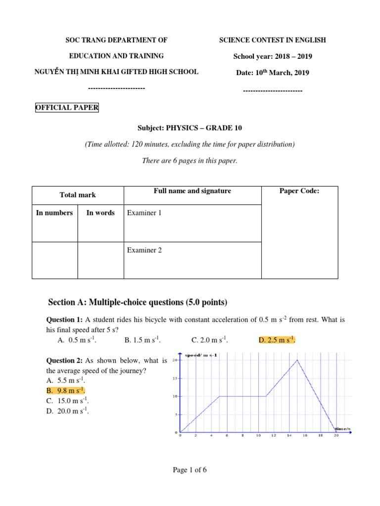 Physics 10-2019 | PDF | Nature | Mechanical Engineering