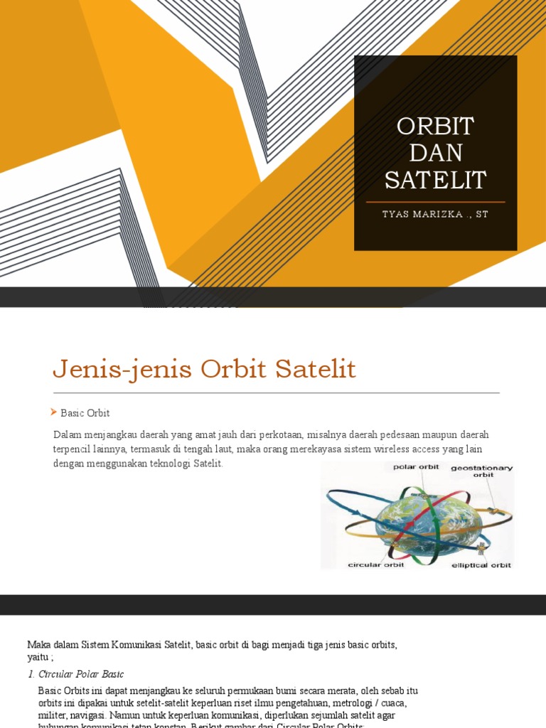Materi 2 ORBIT DAN SATELIT | PDF