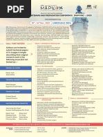 MAPCON 2025 Call For Papers | PDF | Electromagnetic Radiation