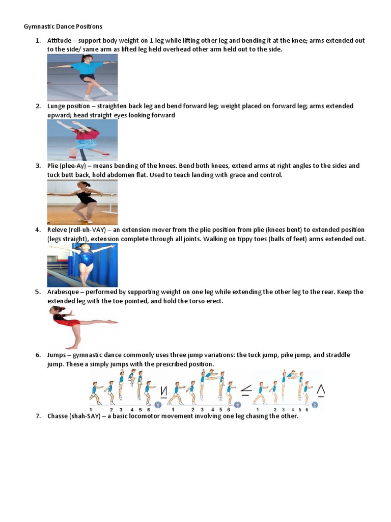 Gymnastic Vocabulary | PDF