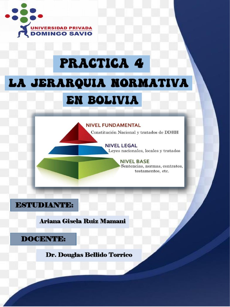 Jerarquia Normativa de Bolivia | PDF | Constitución | Bolivia