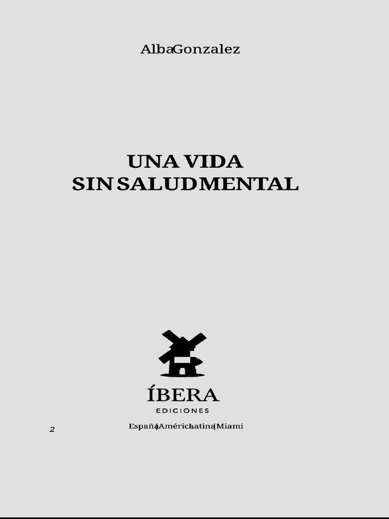 Una Vida Sin Salud Mental | PDF