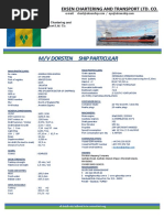 Ship Particulars | PDF | Tonnage | Ships