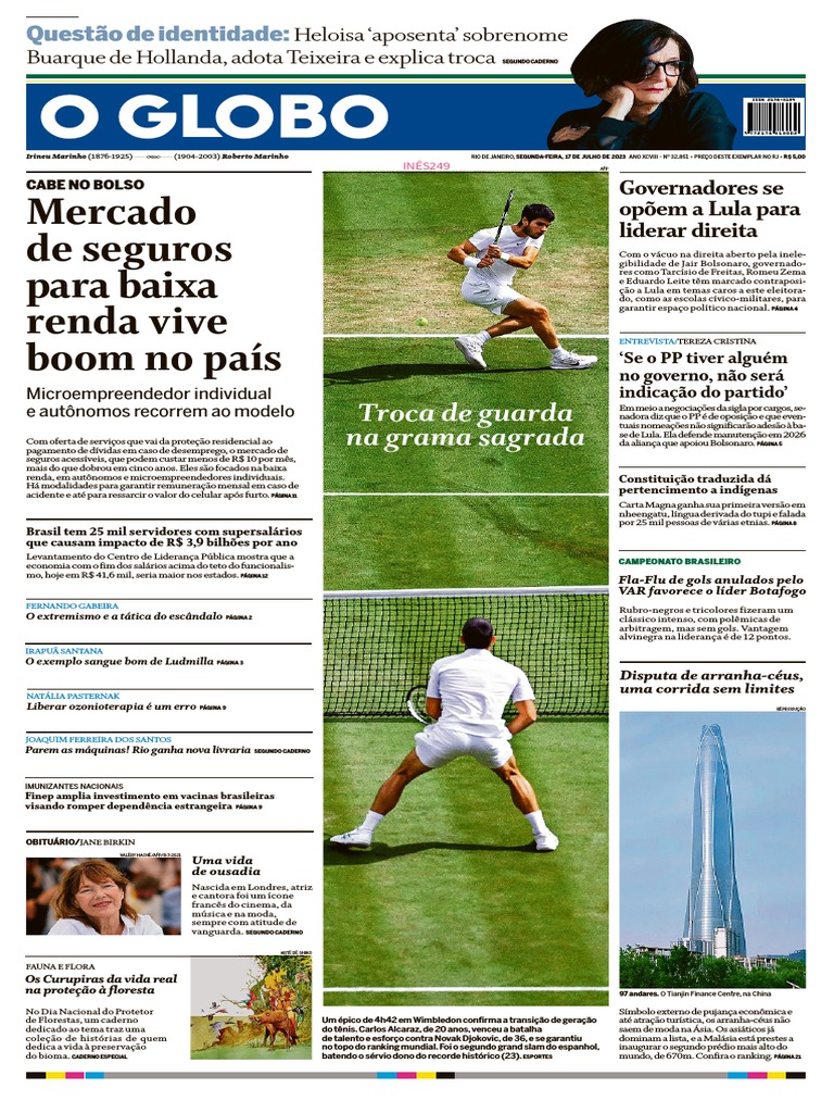 O Globo 170723 | PDF | Brasil | China