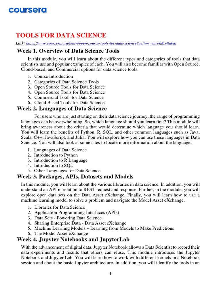 Tools For Data Science-Data Science Methodology | PDF | Data | Cloud ...