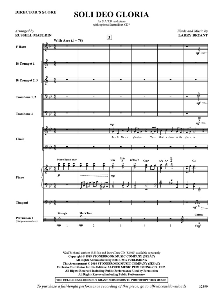 Soli Deo Gloria | PDF