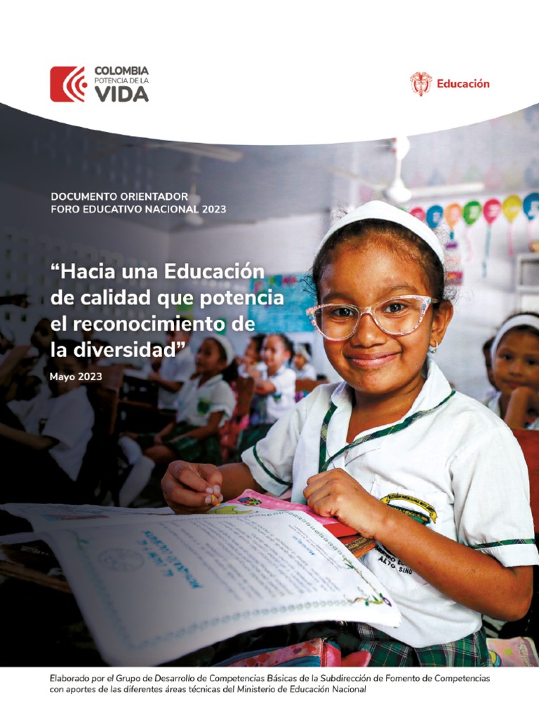Descargue El Documento Orientador Del Foro Educativo Nacional 2023 | PDF
