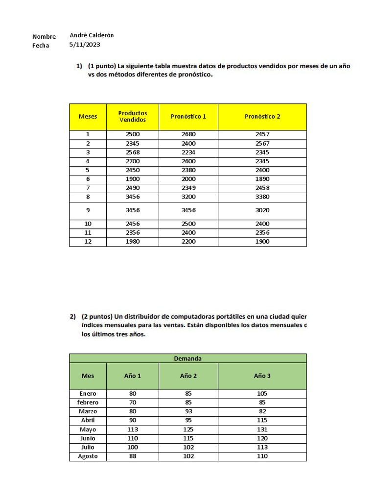 Ejercicios de Refuerzo | PDF