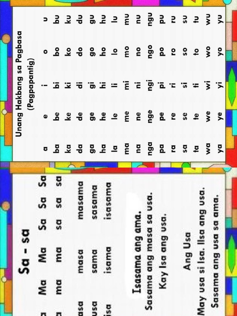 Unang Hakbang Sa Pagbasa | PDF