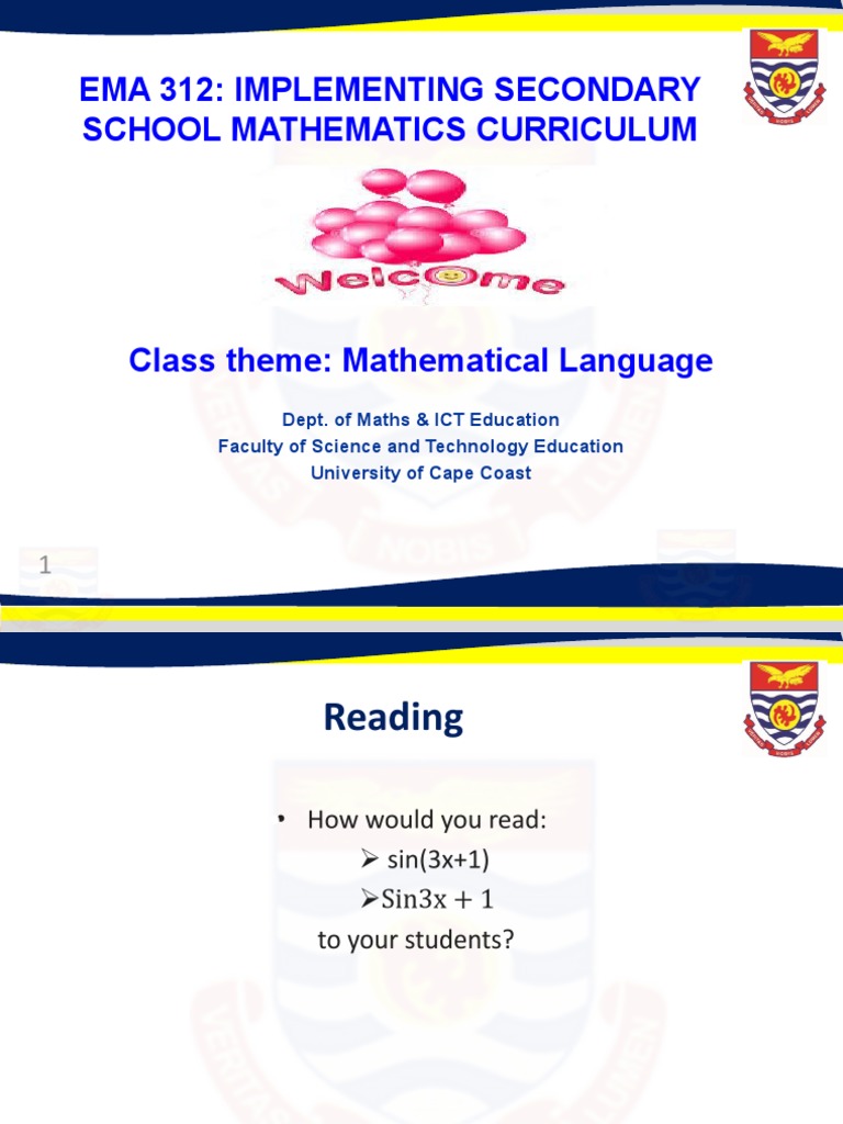 Ema 312 Unit 4 | PDF | Mathematics | Teachers