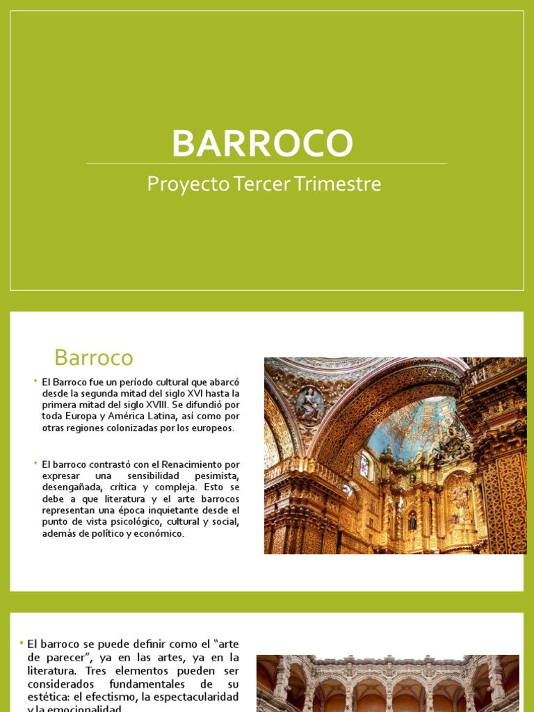 Barroco: Arte, Sensibilidad y Horror Vacui | PDF | Arte