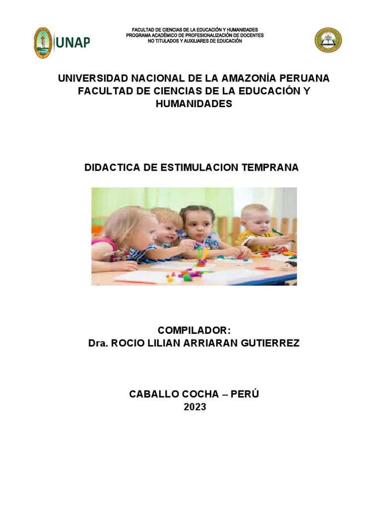 Módulo Didactica de La Estimulacion Temprana Ok | PDF | Desarrollo infantil | Parto