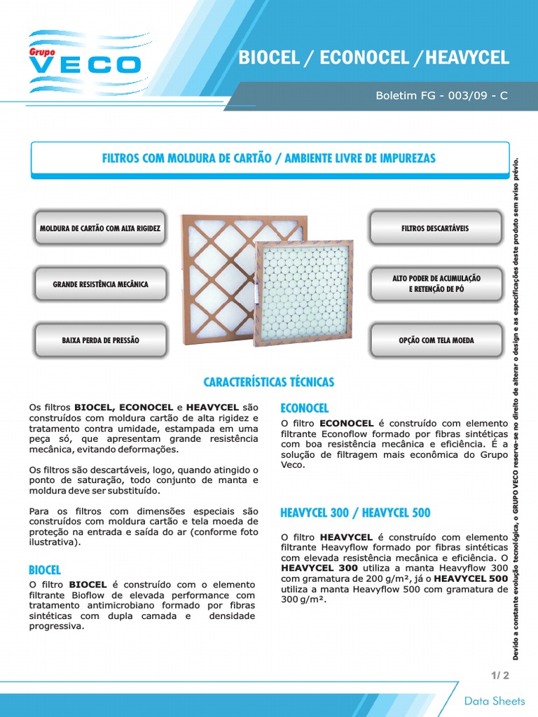 7 FG 003 11 - C Biocel - Econocel - Heavycel | PDF