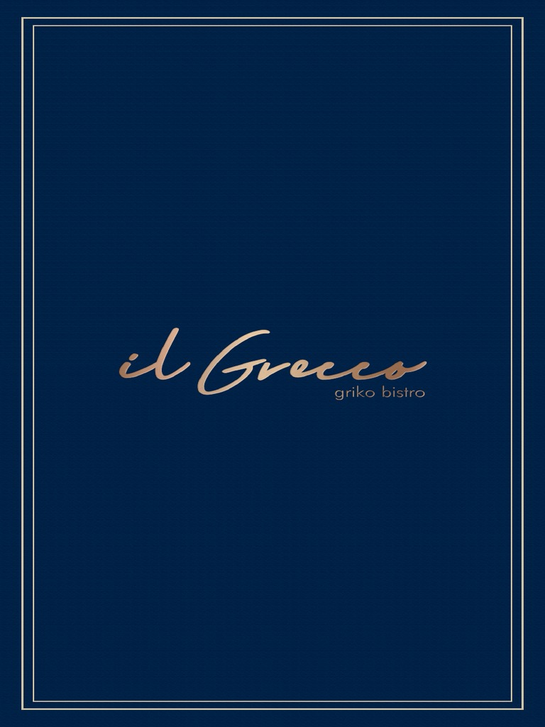 Menu Il-Grecco 2023 | PDF | pesto | ensalada