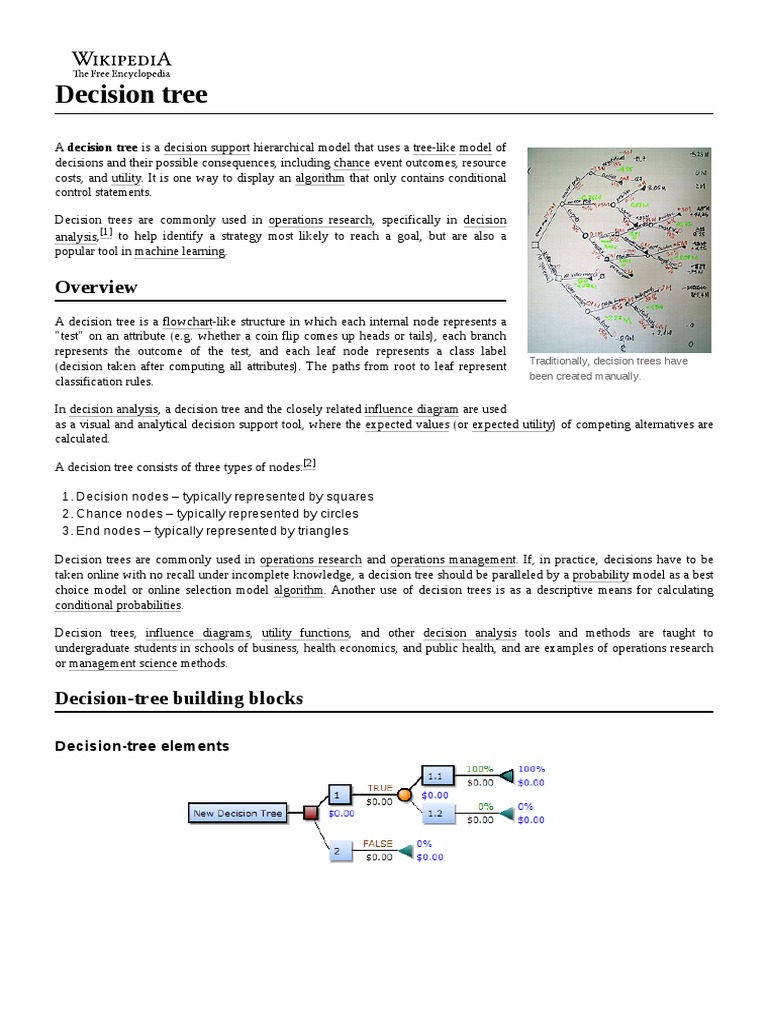 Decision Tree | PDF | Applied Mathematics | Analysis Decision Tree | PDF | Applied Mathematics | Analysis