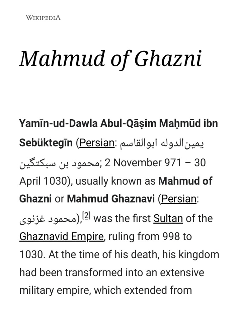 mahmud-of-ghazni-wikipedia-pdf
