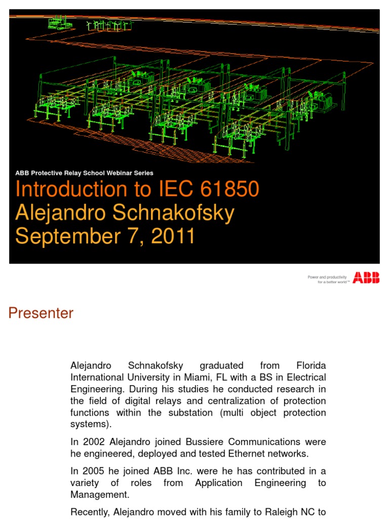 Intro To IEC 61850 Webinar | PDF | Computer Network | Computing