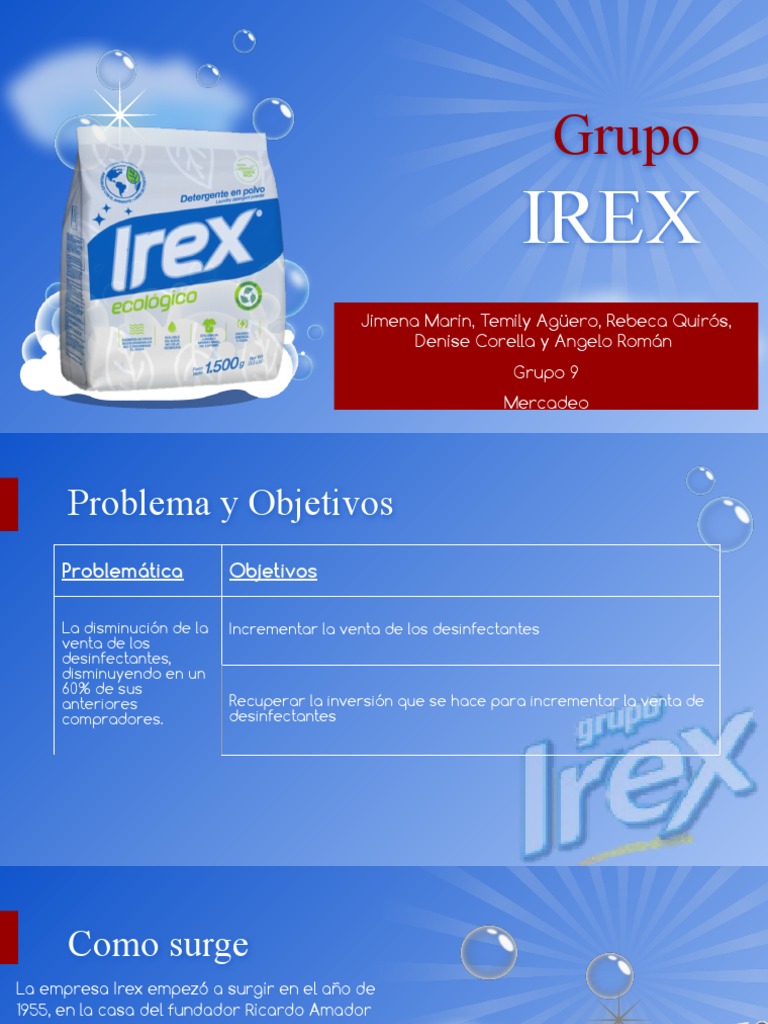 Avance 1 Proyecto Grupo 9 Irex | PDF