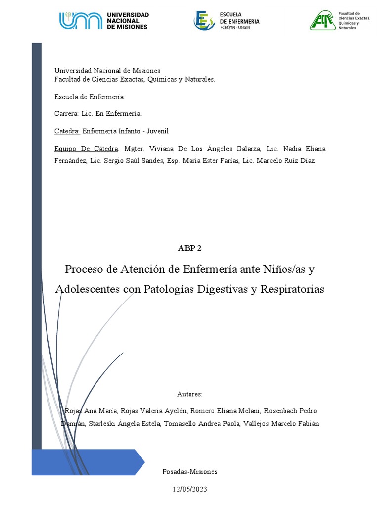 Abp 2 | PDF | Neumonía | Diarrea