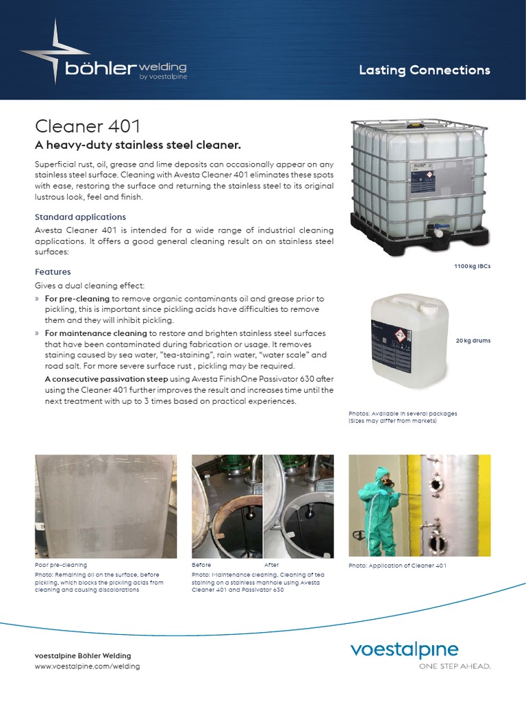 BW Cleaner+401 en 2022 GL 151 Preview | PDF | Stainless Steel ...