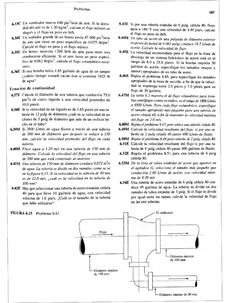 Mecanica de Fluidos Robert Mott 6ta Edicion Archivo 204 | PDF ...