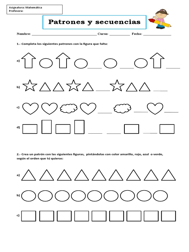 Guia Patrones 2° Basico | PDF
