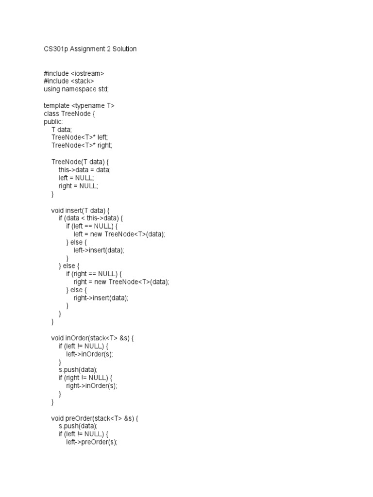 CS301p Assignment 2 Solution Spring 2023 | PDF CS301p Assignment 2 Solution Spring 2023 | PDF