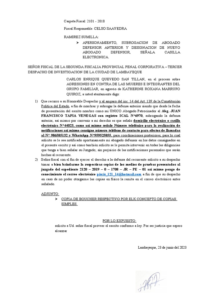 Carpeta Fiscal | PDF | Fiscal | Justicia