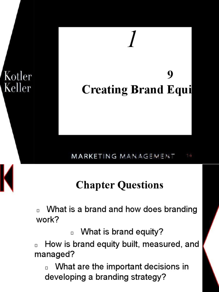 Chapter 9 Creating Brand Equity | PDF | Brand | Competitive Advantage
