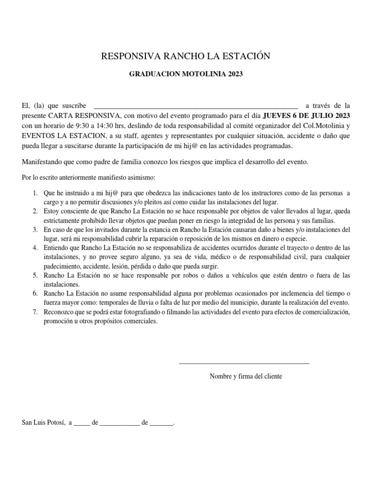 Carta Resp Grad Motolinia 2023 | PDF