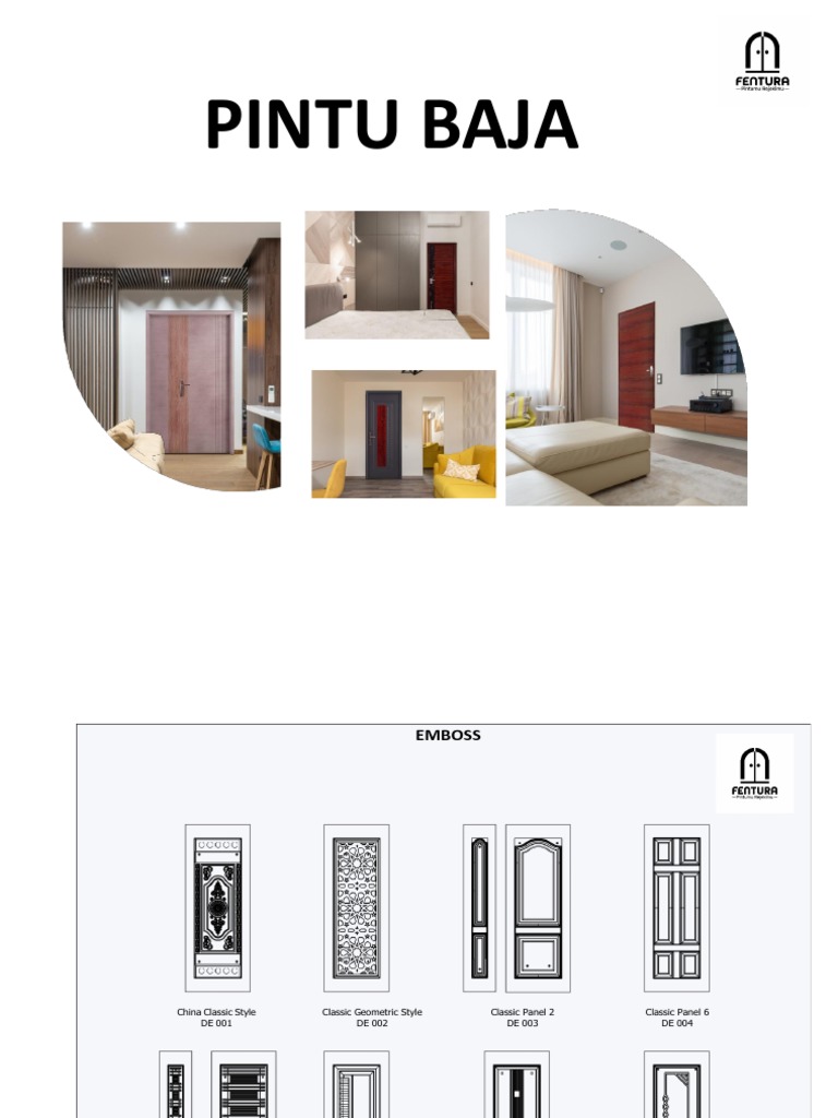 Katalog Pintu Bajaa Fentura | PDF