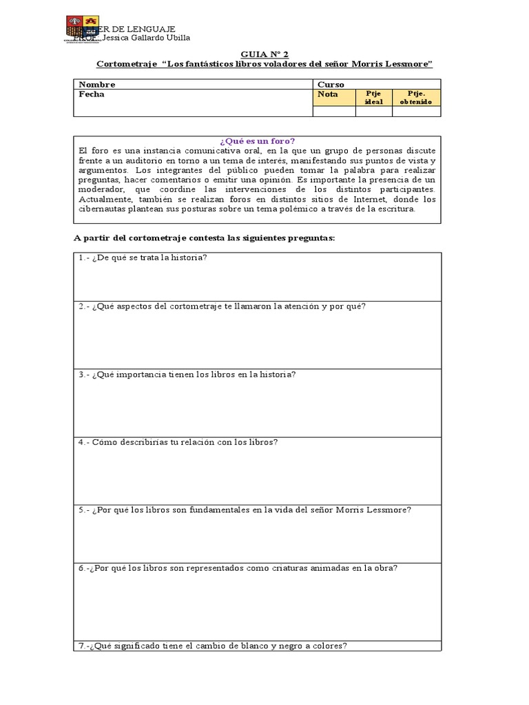 Taller de Análisis de Cortometraje | PDF | Arte | Libros para adolescentes