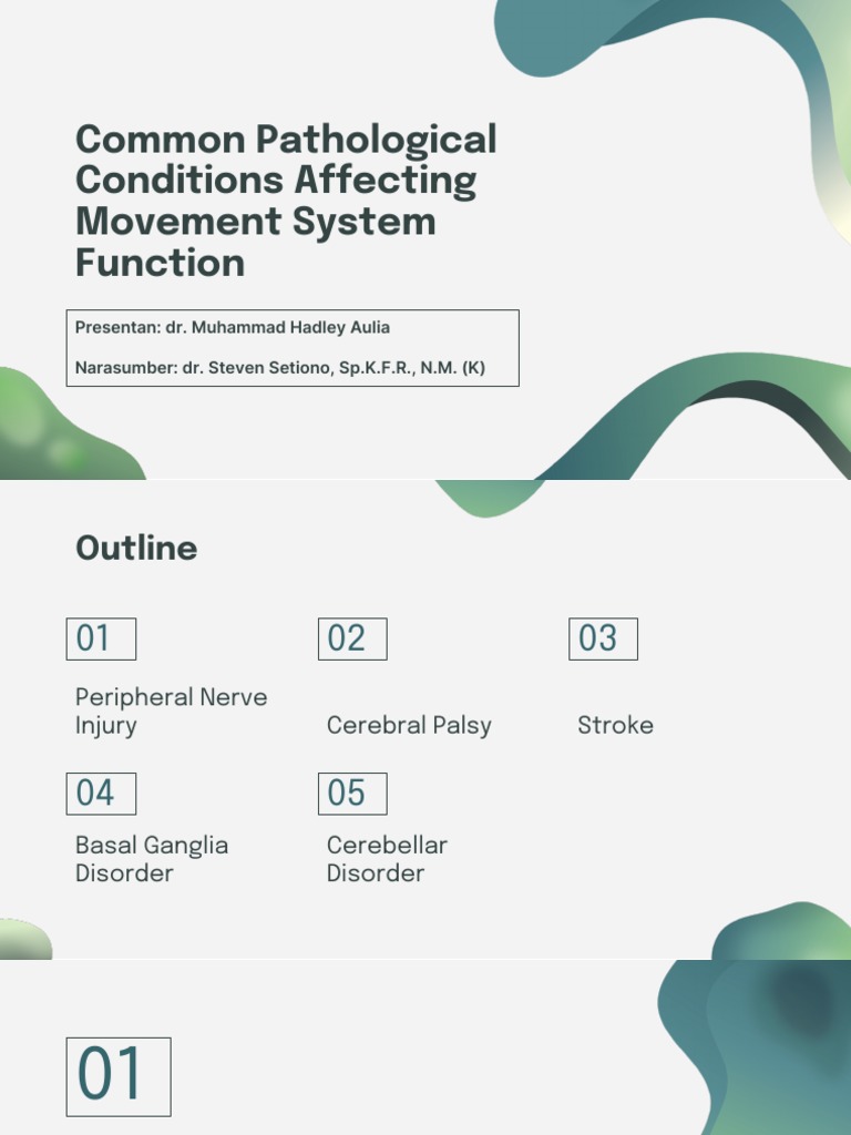 Common Pathological Conditions Affecting Movement System Function ...