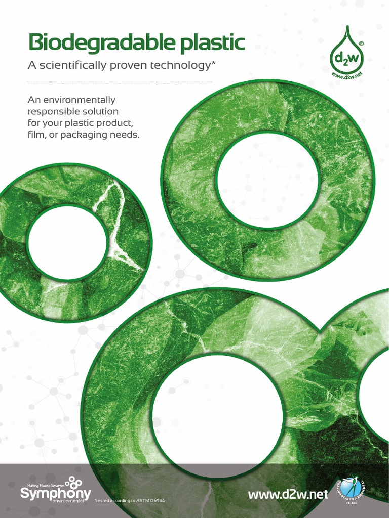 d2w Brochure V1.1 | PDF | Biodegradation | Materials