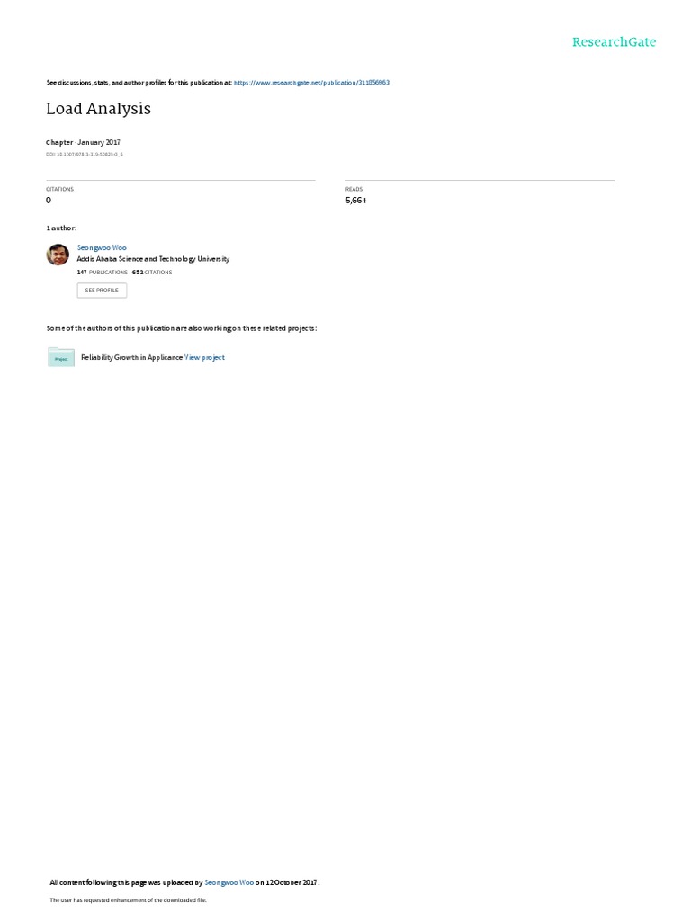 Load Analysis | PDF | Structural Load | Force