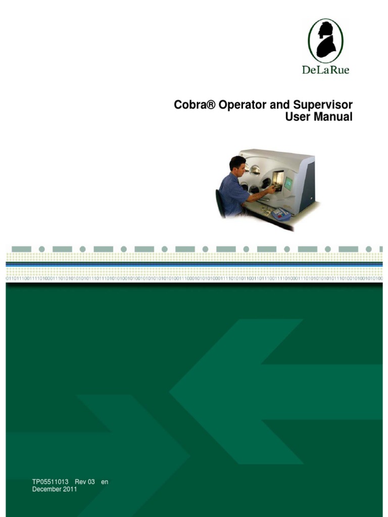 Cobra Operator Supervisor User Manual | PDF | Login | Switch