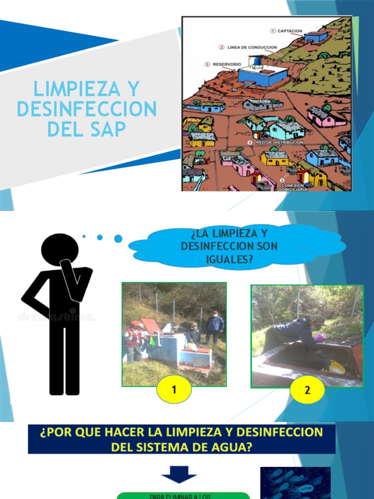 Limpieza y Desinfeccion | PDF | Agua | Agua potable