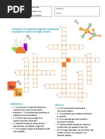 Sopa de Letras de Tabla Periódica de Los Elementos Químicos | PDF ...