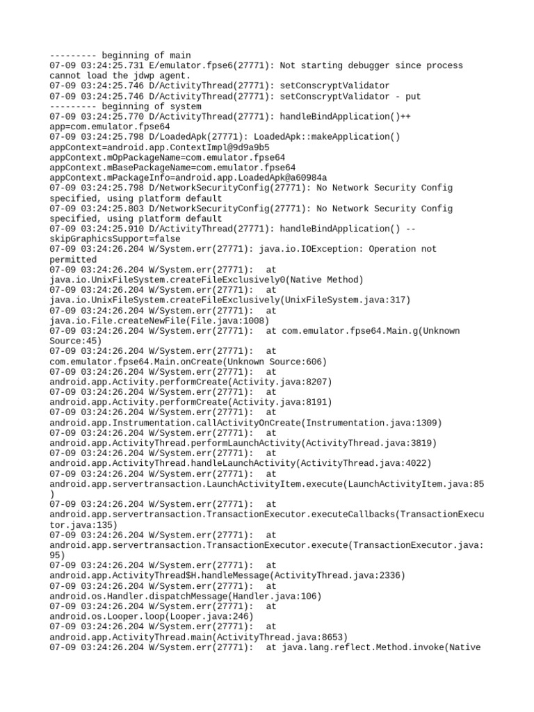 Fpsecrashlog Download Free Pdf Android Operating System Java Programming Language 5951