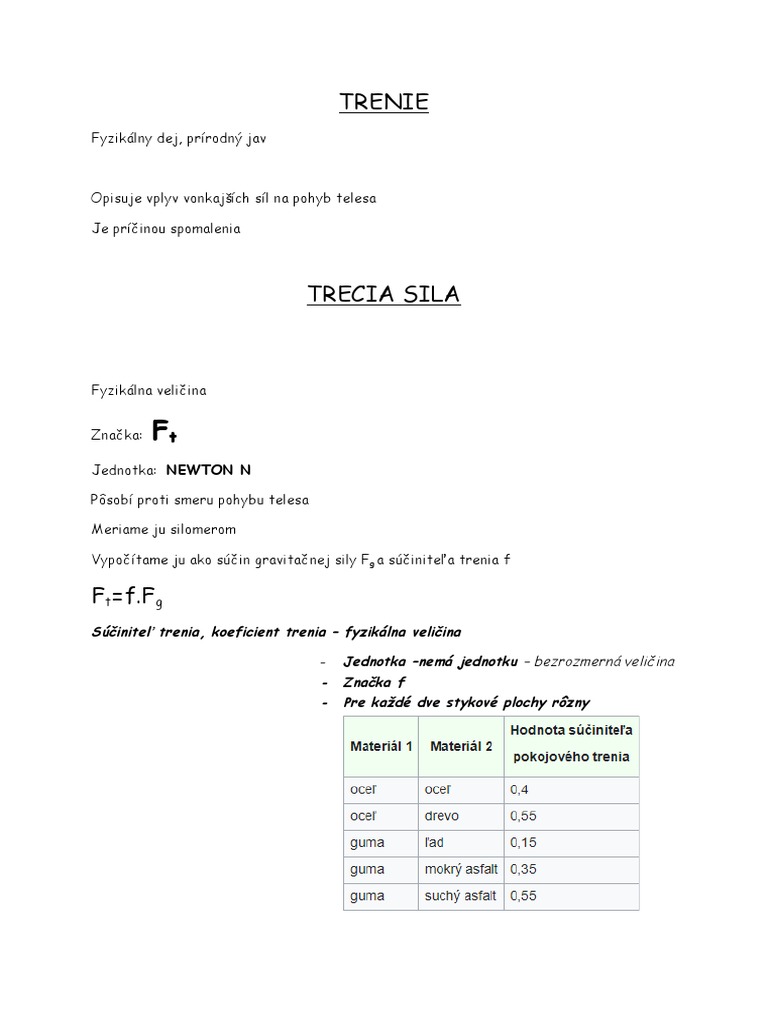 Trenie, Trecia Sila | PDF