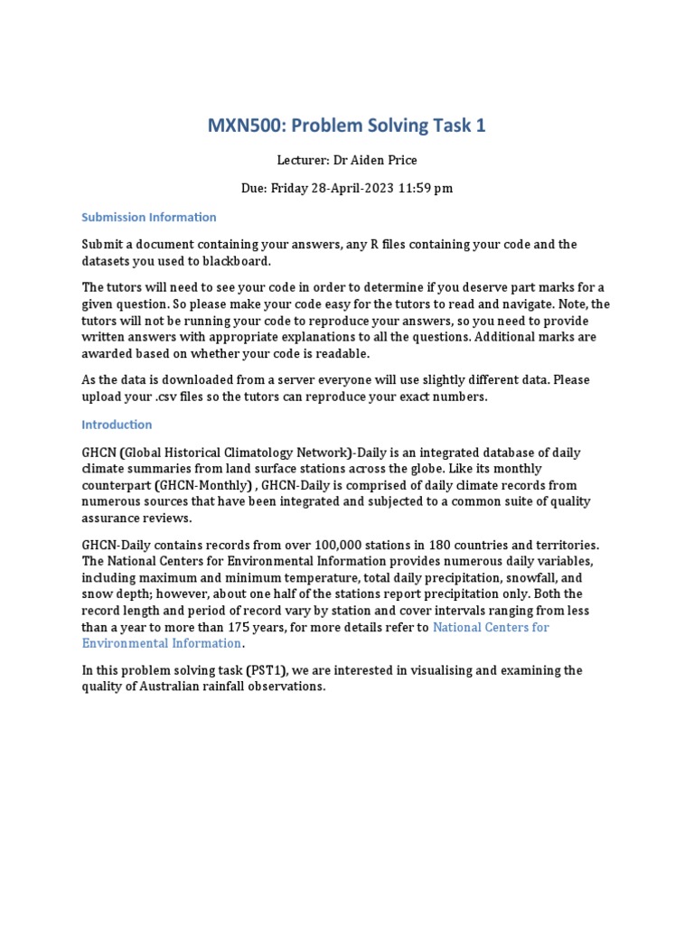 PST1 Solutions For Students | PDF | P Value | Statistics