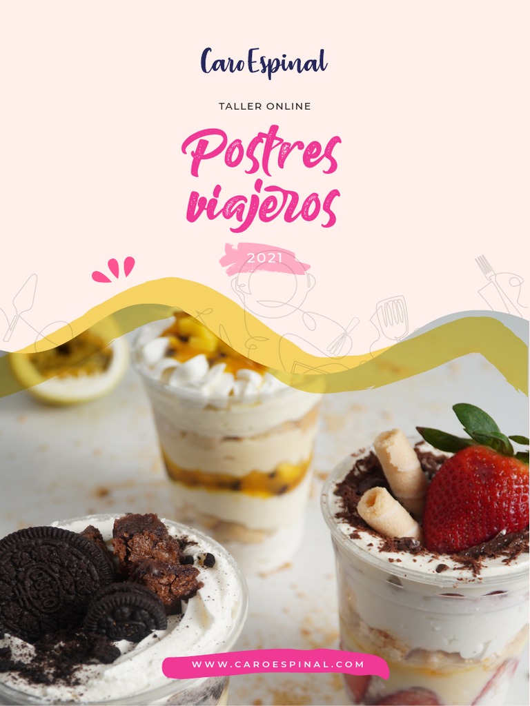 Postres Cuchareables de Oreo en Vaso | PDF | Postres | Crema
